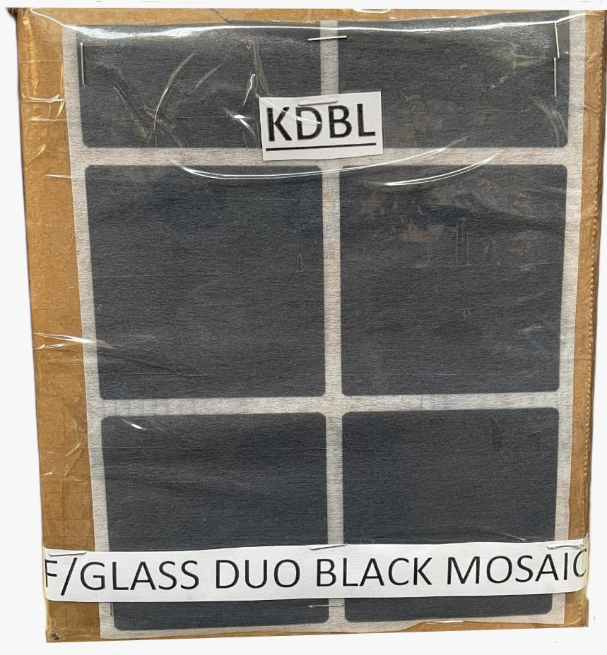 Fiberglass Duo Black Mosaic Sheet – Modern Pool Finish – Pool It Online